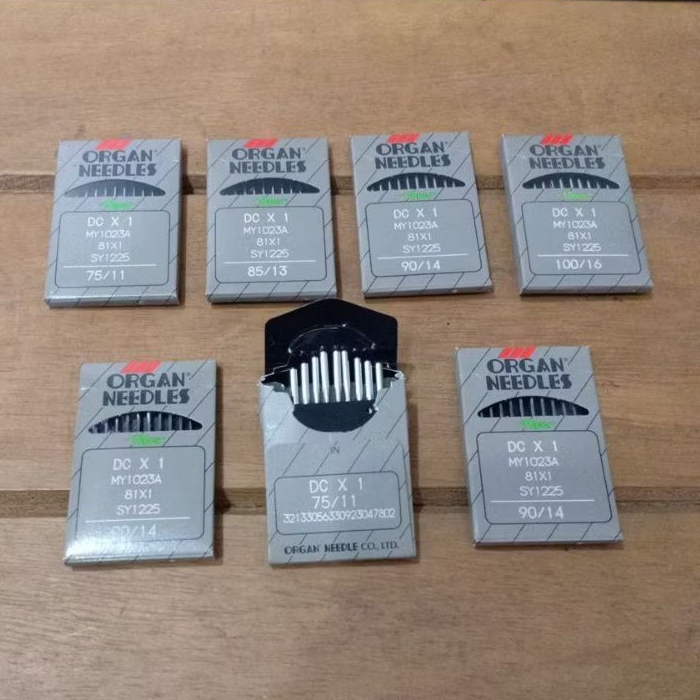 Jual Jarum ORGAN NEEDLES DC X 1/ Jarum jahit mesin obras industri / Alat jahit | Shopee Indonesia