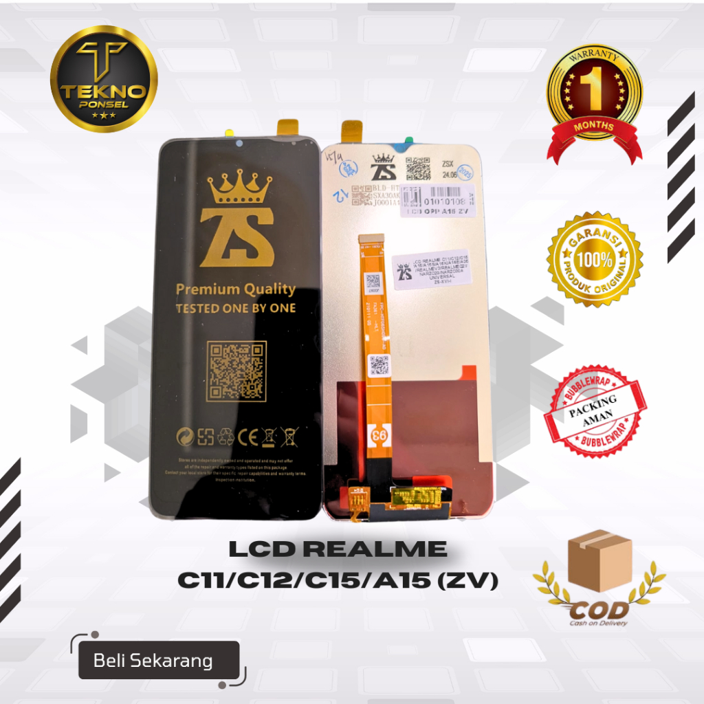 Jual LCD REALME C11/C12/C15/A15 (ZV) | Shopee Indonesia