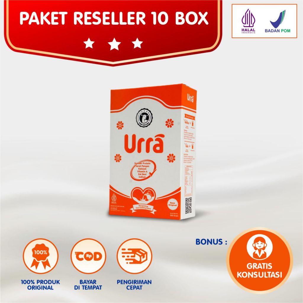 Jual Susu Kambing Urra Original - Susu Tumbuh Kembang Anak Rendah Gula ...