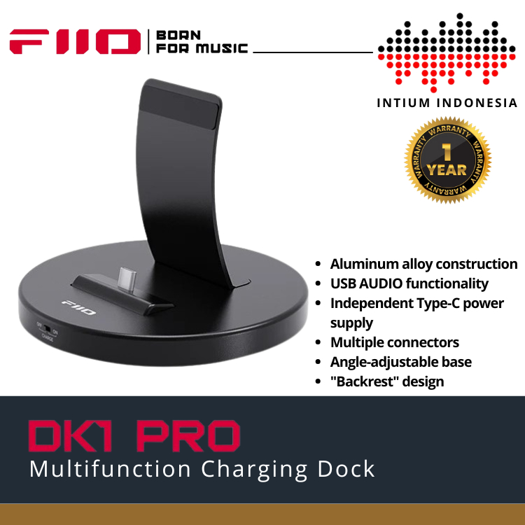 Jual FiiO DK1 Pro / DK-1 Pro Multifunction Type C Charging Dock / Stand | Shopee Indonesia