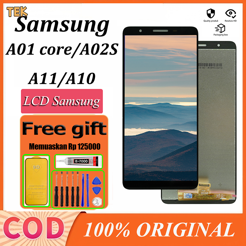 Jual LCD Samsung A01 core/A02S/ A11/A10 Fullset Original 100% Layar ...