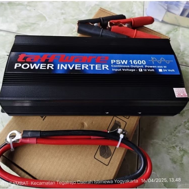 Jual Power Inverter Pure Sine Wave PSW 1600 watt Original, Inverter PLTS Pure Sine Wave ...