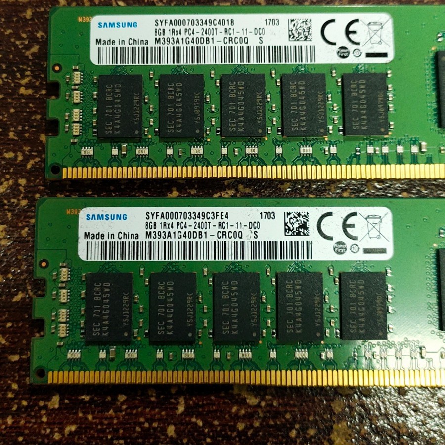 Jual Ram Server Ddr4 8GB 2rx8 PC4-2133P-RE0 Ecc Register ( BERGARANSI ...