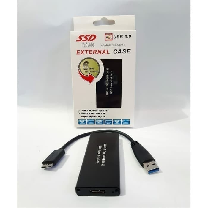 Jual Case Casing Enclosure SSD External M.2 Sata To External Usb 3.0 ...