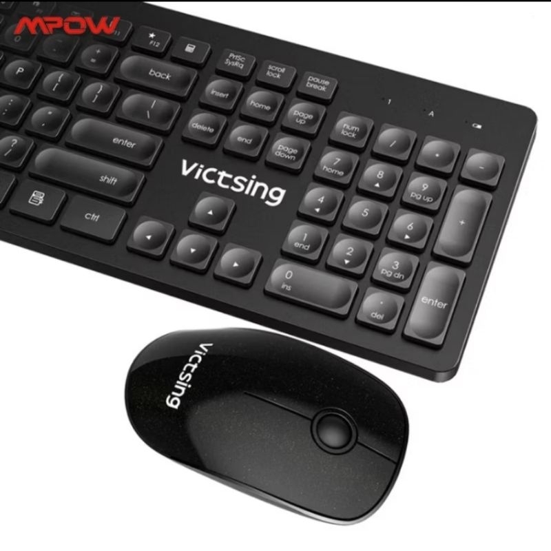 Jual MPOW VicTsing Wireless Keyboard Plus Mouse Combo VTPC176BBUS ...