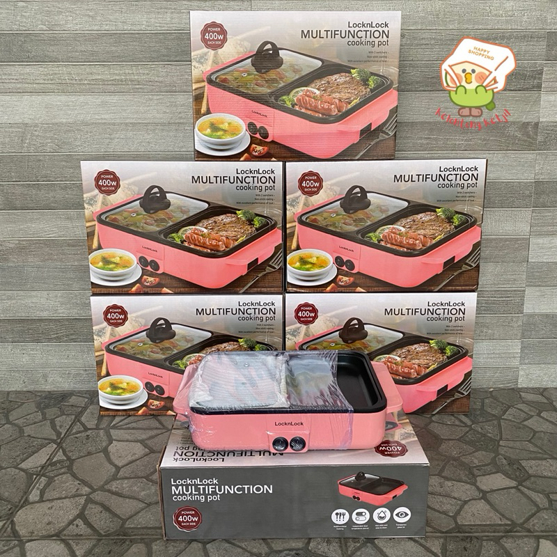 Jual LocknLock MULTIFUNCTION COOKING POT / ELECTRIC GRILL PAN | Shopee ...