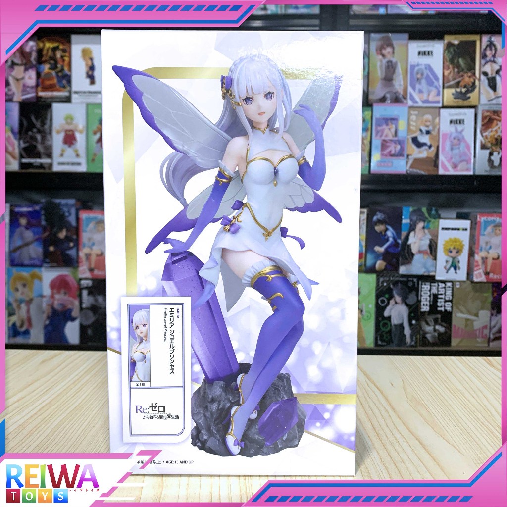 Jual Re:Zero Kara Hajimaru Isekai Seikatsu Emilia Jewel Princess 1/7 scale Figure Elcoco (23cm ...