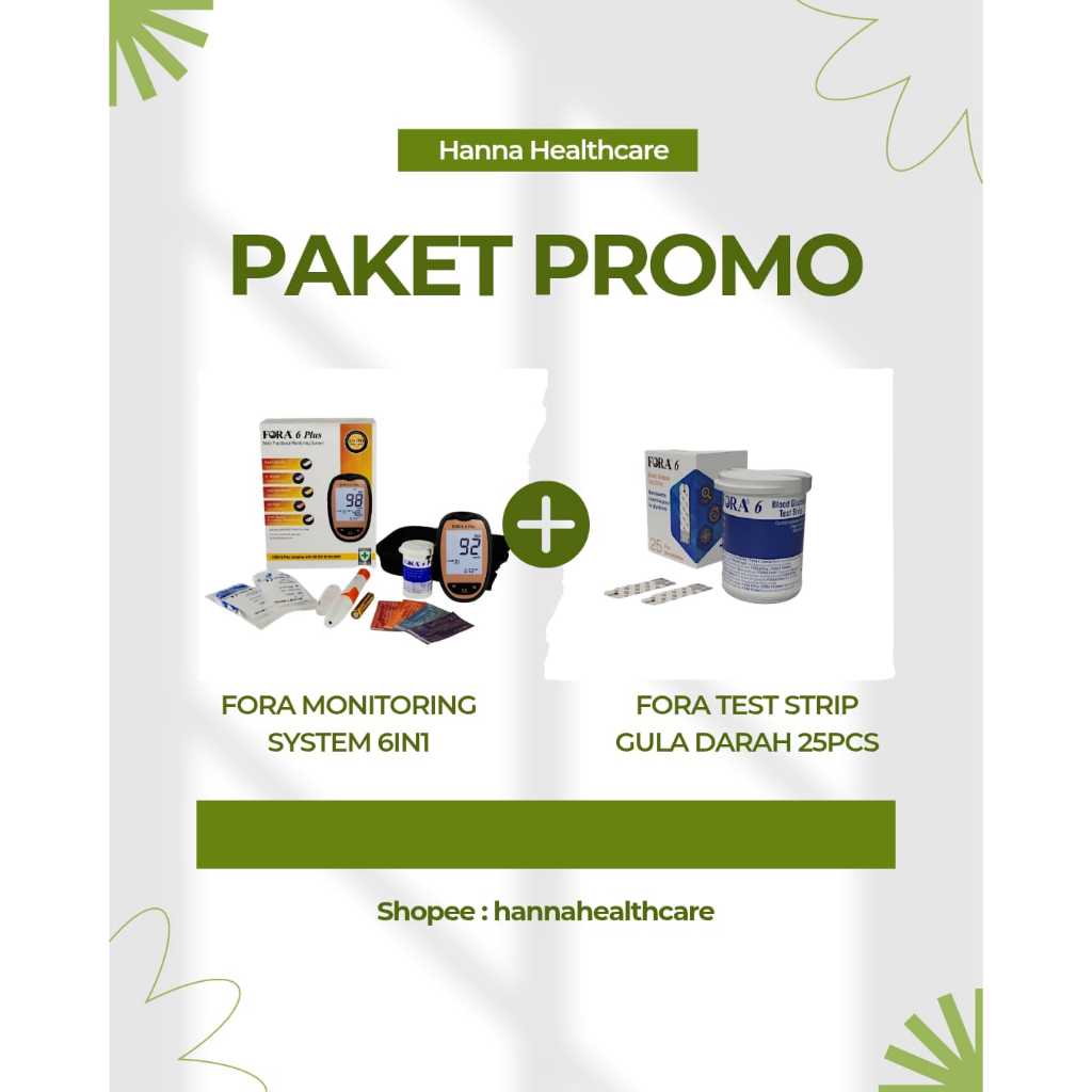 Jual Fora 6 Connect - Alat Tes Gula Darah & Kesehatan Multifungsi 6-in ...