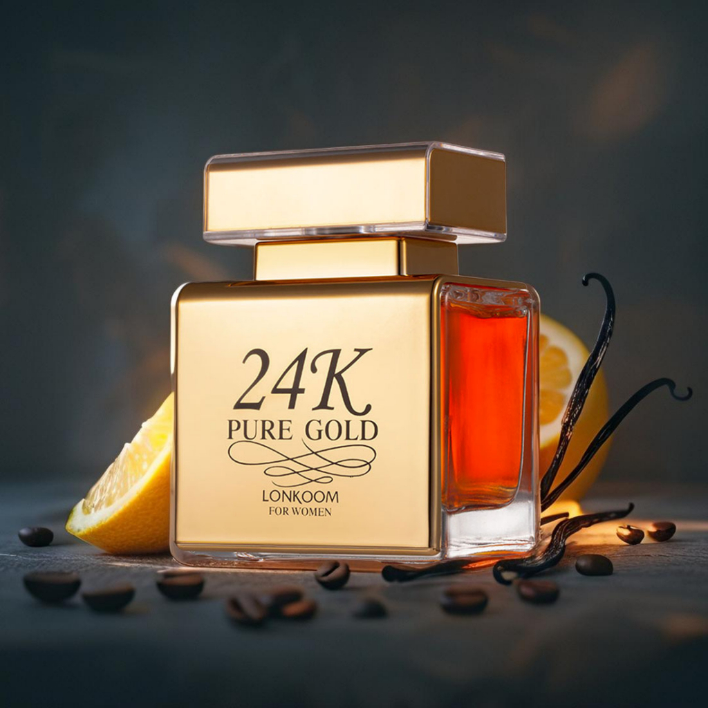 Jual Parfum Lonkoom 24K Pure Gold 100ml | Shopee Indonesia