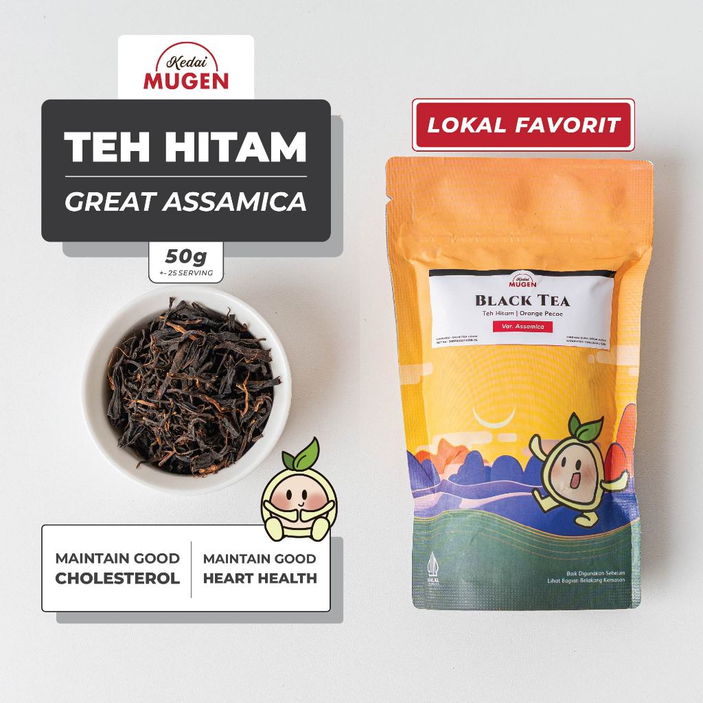 Jual Kedai Mugen - Teh Hitam Asli Jawa / Java Black Tea Grade Orange ...