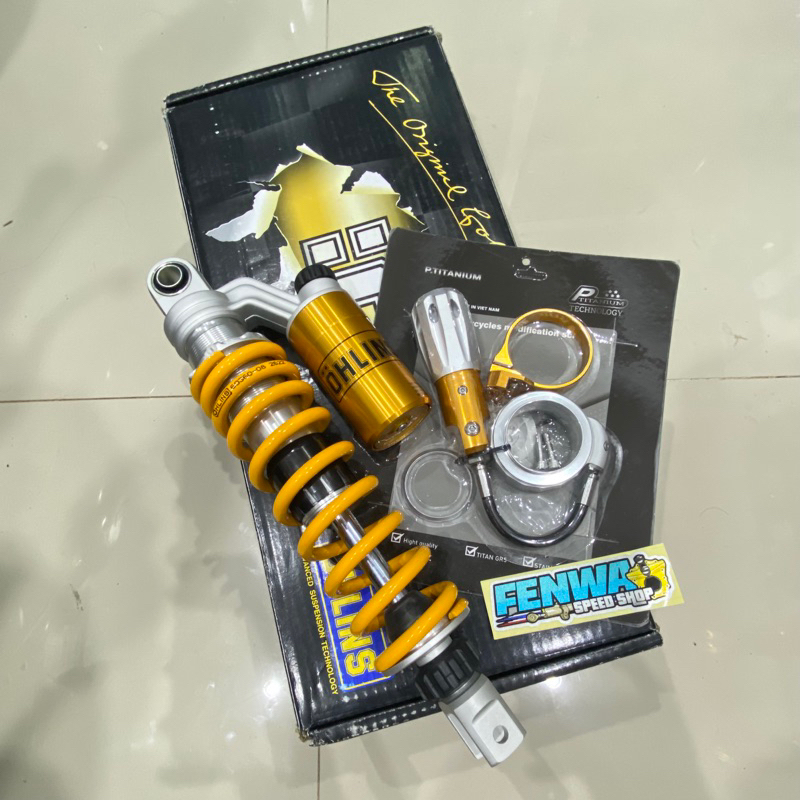 Jual shock Ohlins HO 831 & HO 231 original + HPA by P Titanium original | Shopee Indonesia