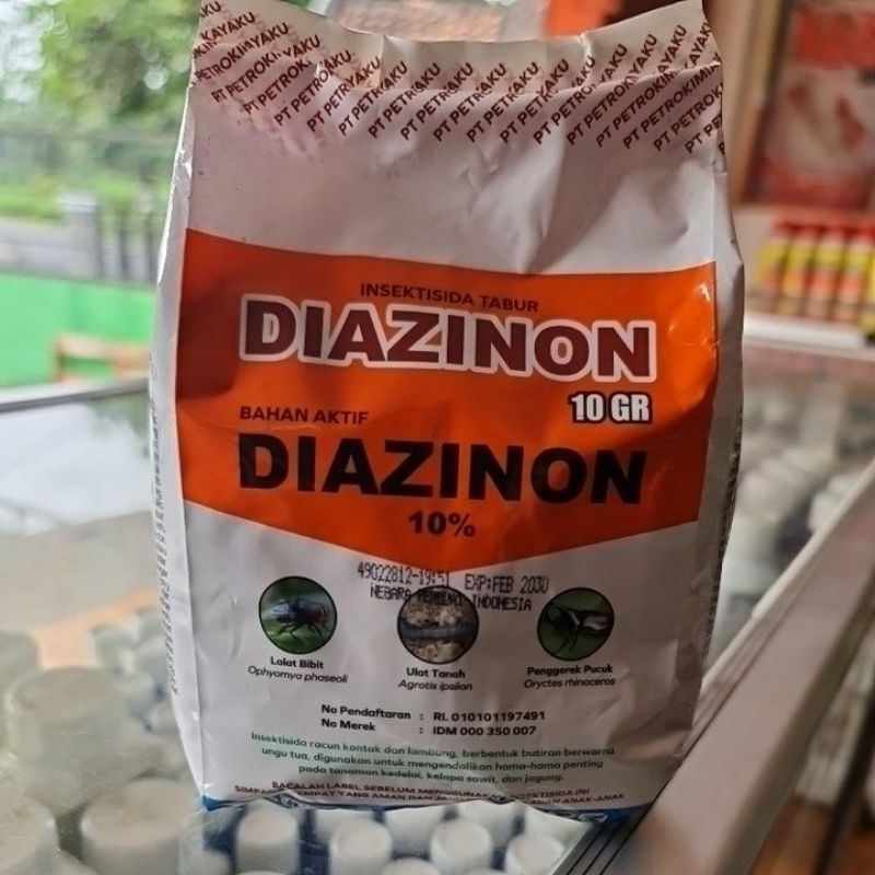 Jual Insektisida DIAZINON 10GR - 1KG Pengendali Hama Uret dan Ulat ...