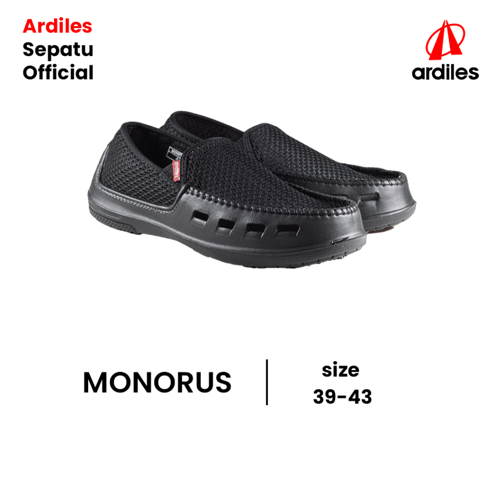 Jual SEPATU ARDILES PRIA MONORUS - SLIP ON UNISEX WARNA ABU BIRU DAN ...