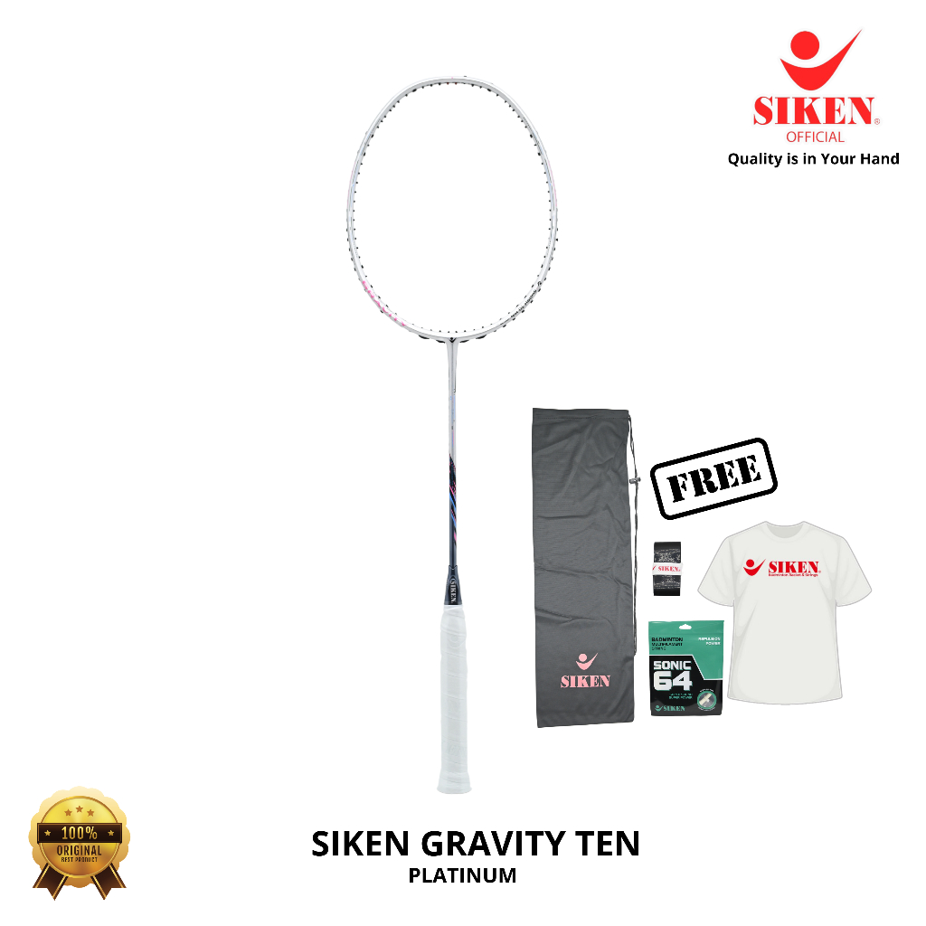 Jual Raket Badminton Siken Gravity 10 Raket Bulutangkis Siken Gravity ...