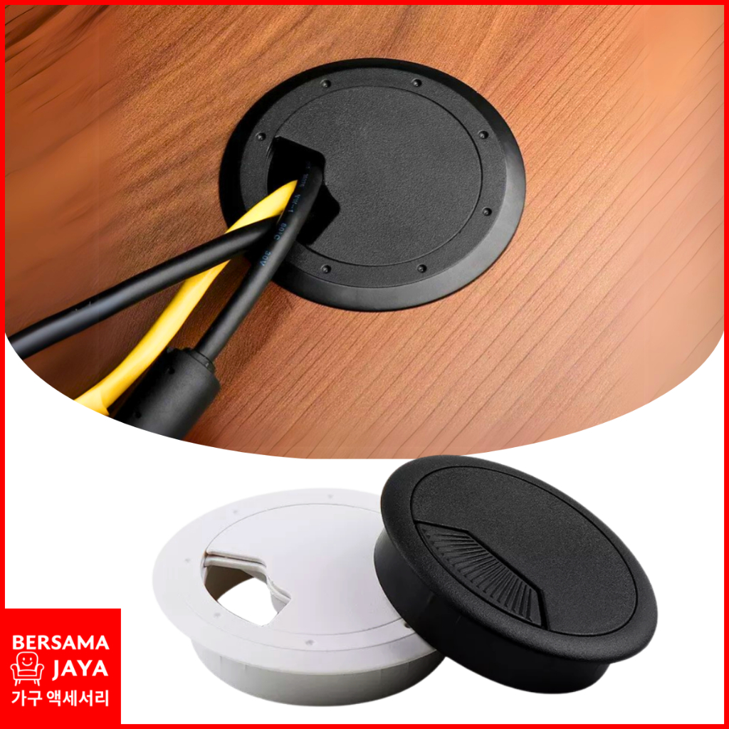 Jual Grommet Tutup Lubang Kabel Bulat Plastik Grommet Cable Kabel Jalur ...