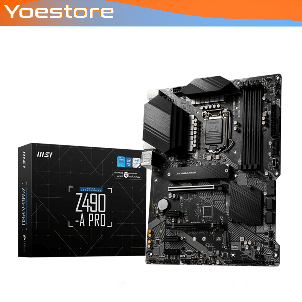 Jual MOTHERBOARD MSI Z490 A PRO (LGA1200 / Z490 / DDR4) | Shopee Indonesia