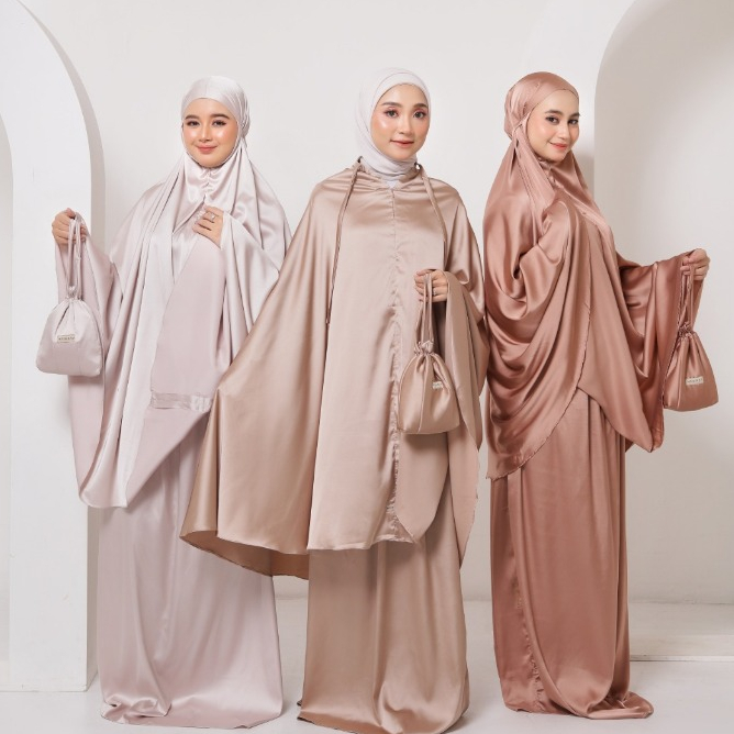 Jual Nadiraa Hijab Zayba Mukenah / Mukenah Silk Premium | Shopee Indonesia