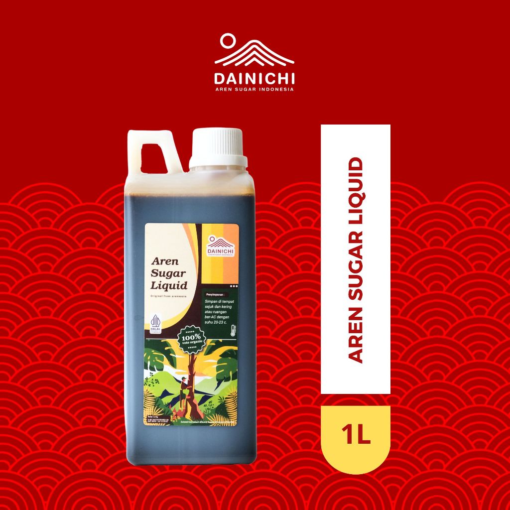 Jual Dainichi Gula Aren Indonesia - Gula Aren Liquid 1 liter | Shopee ...