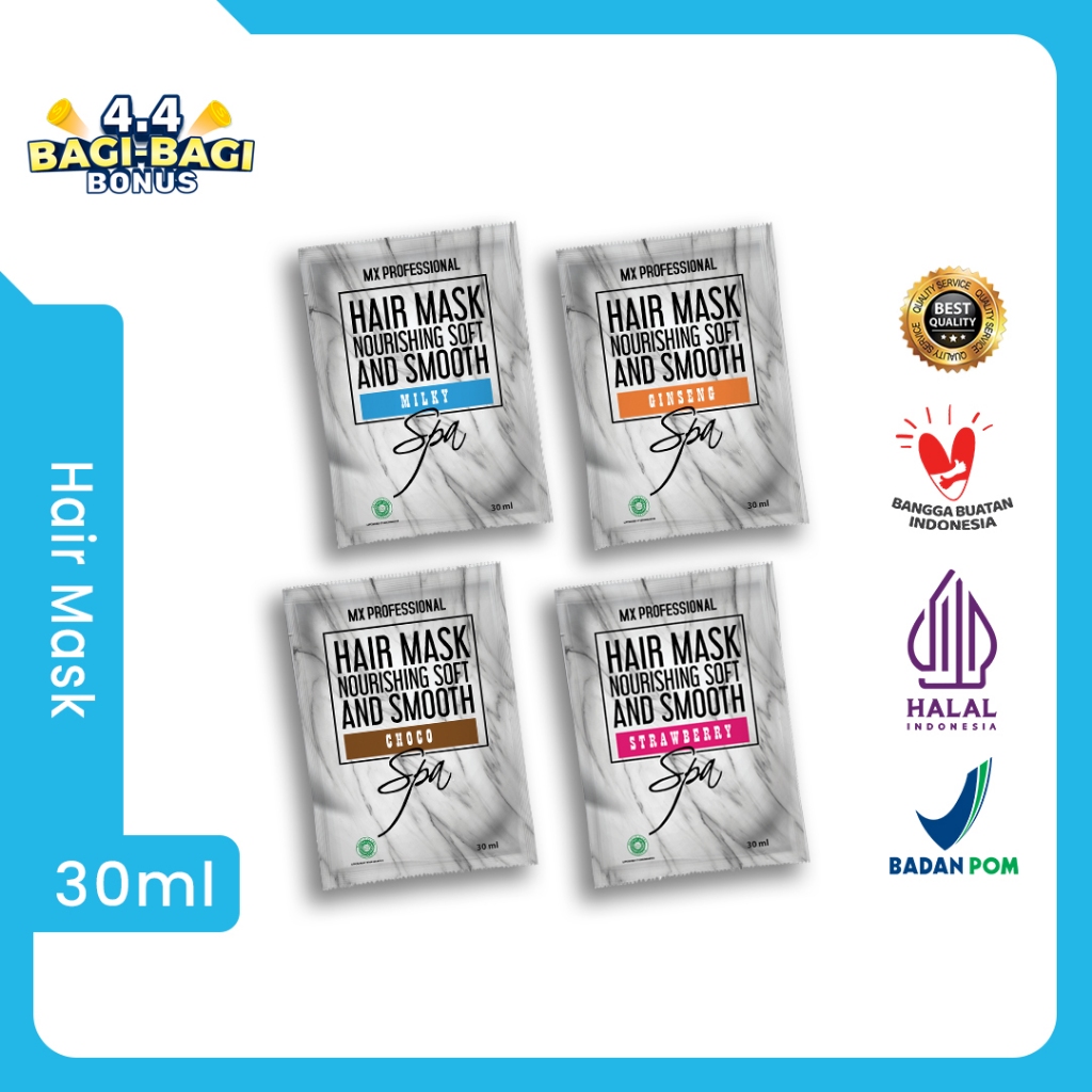 Jual MX Professional Hair Mask 30ml / Masker Perawatan Rambut | Shopee ...