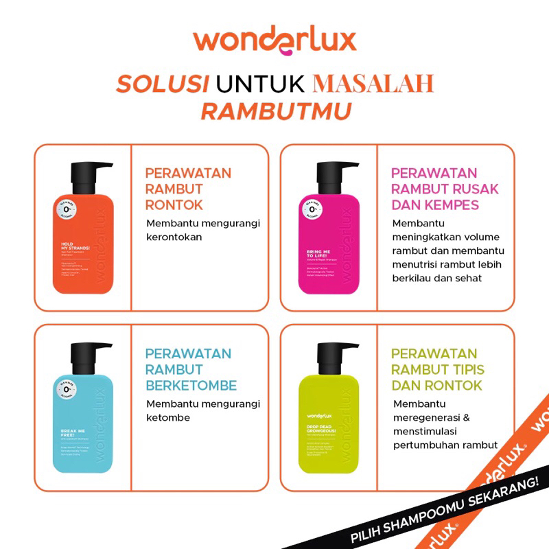 Jual WONDERLUX SHAMPOO NON SLS | Shopee Indonesia