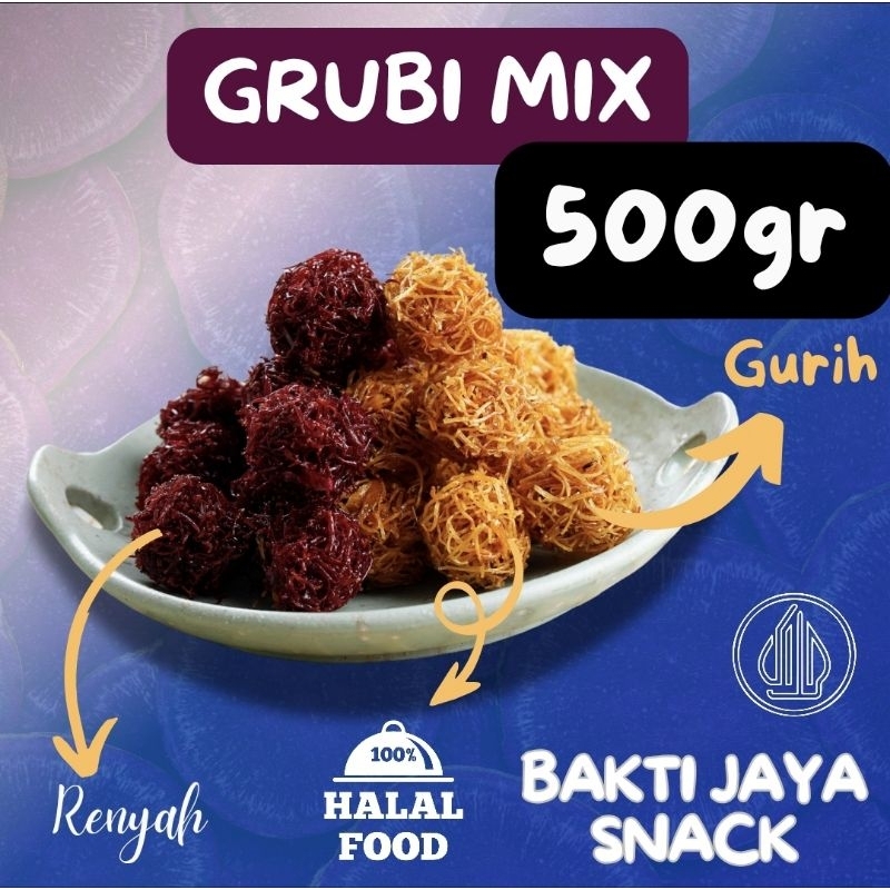Jual KREMES/ GRUBI/WALANGAN MIX 500 GRAM, DIPRODUKSI OLEH BAKTI JAYA ...