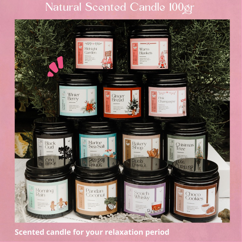 Jual Natural Scented Candle | Lilin Aromaterapi premium | The Best ...