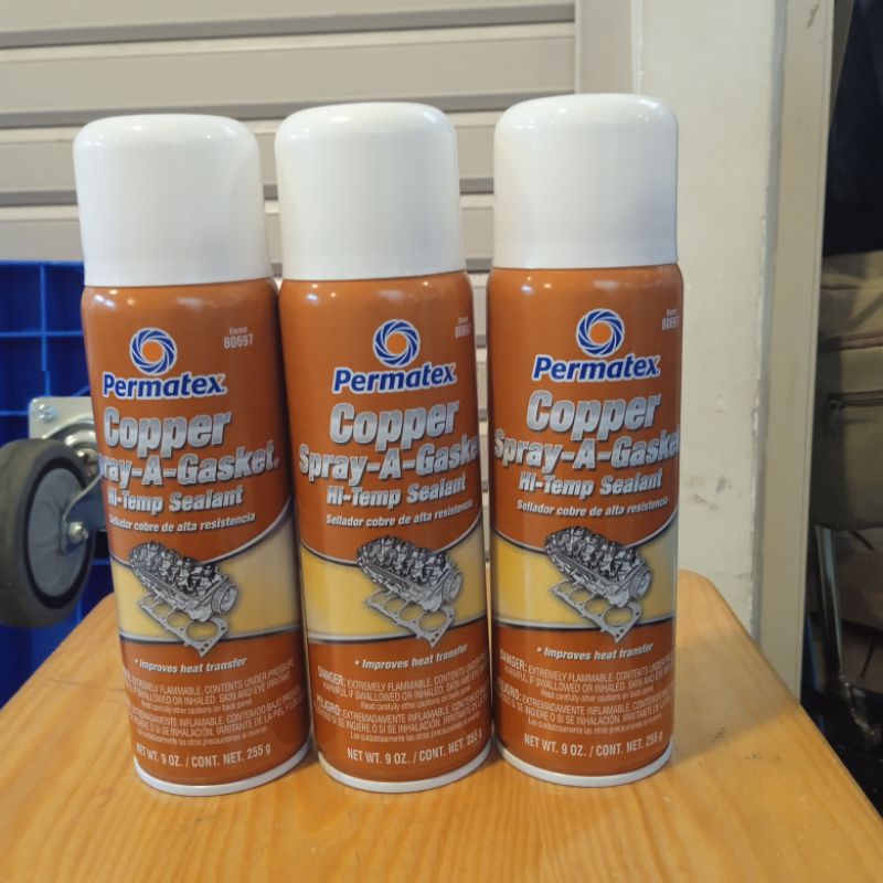 Jual Permatex cooper spray A gasket hi- temp sealent | Shopee Indonesia