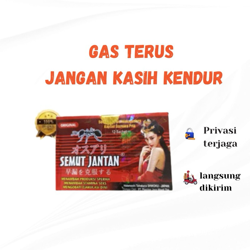 Jual Kapsul Semut Jantan Kuat Tahan Lama Pria Original Penambah Stamina Pria | Shopee Indonesia