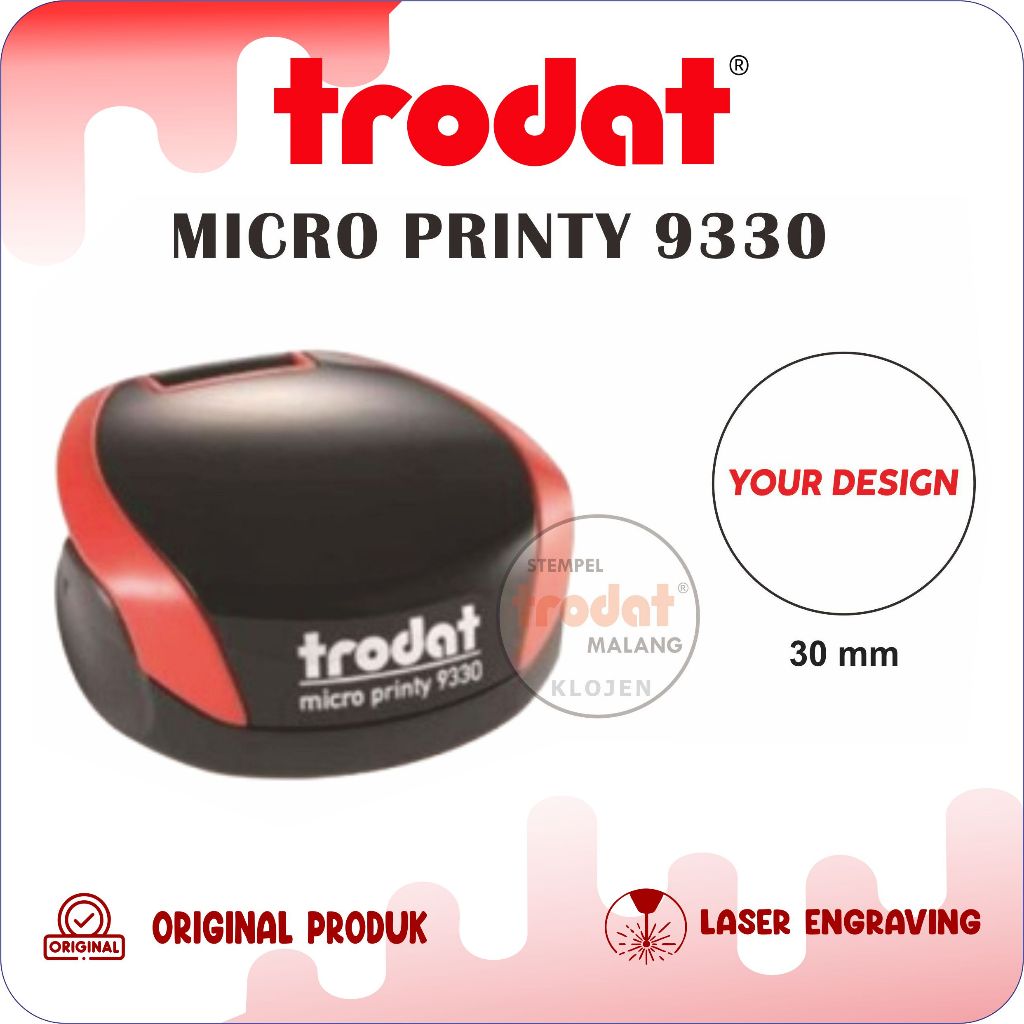 Jual STEMPEL BULAT PRAKTIS BISA DISAKU , TRODAT MICRO PRINTY 9330 /9342 ...