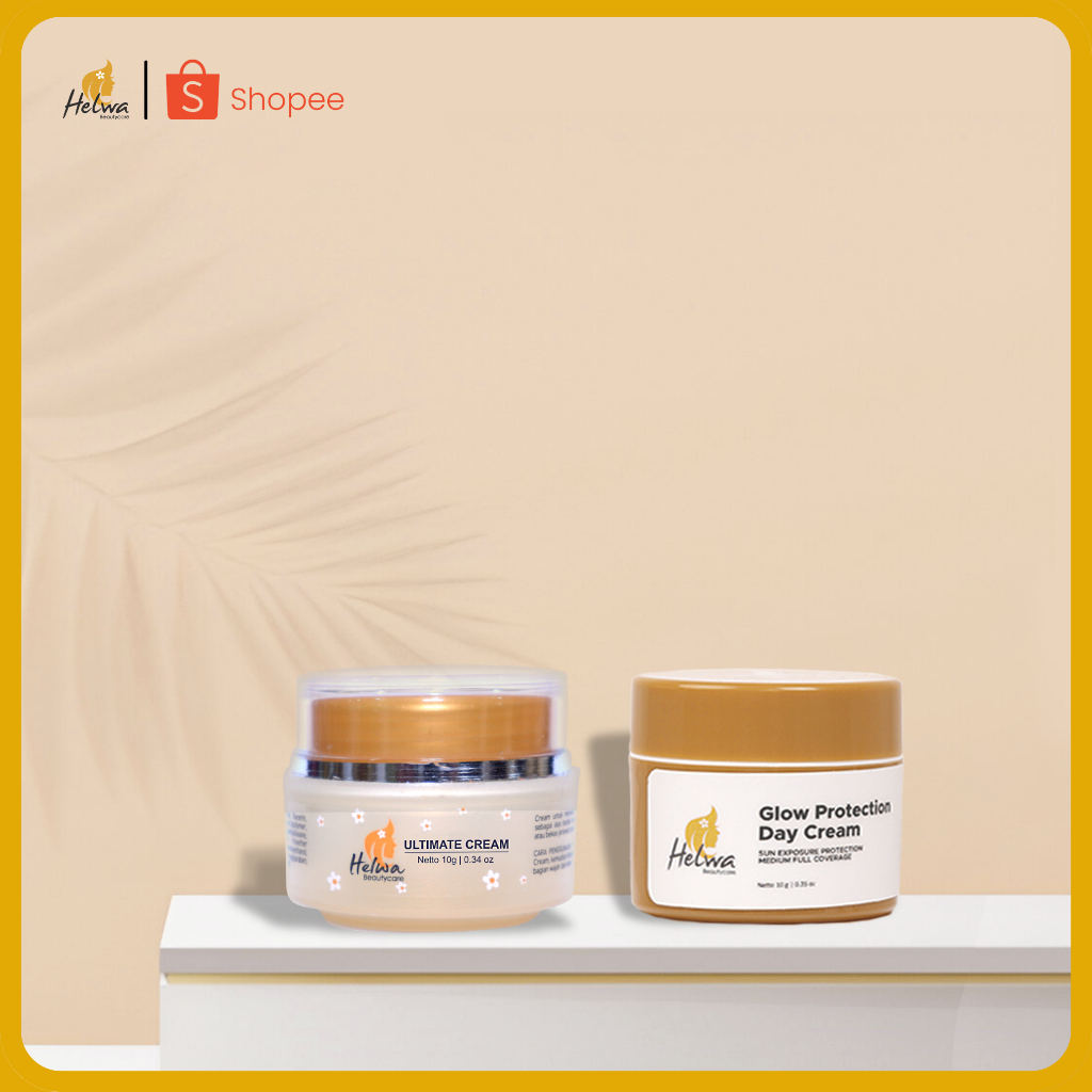Jual HELWA Bundling Ultimate Cream + Glow Protection Day Cream (WAJIB ...