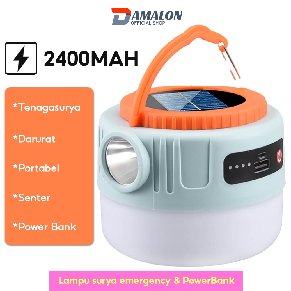Jual DAMALON Lentera Berkemah Dapat Diisi Ulang, Lentera Led Zoom ...
