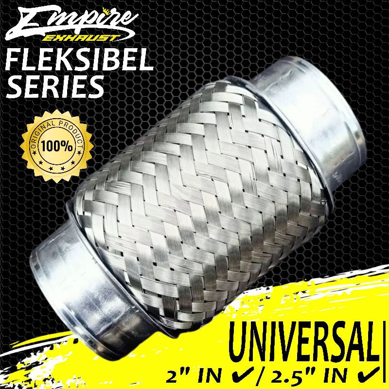 Jual Fleksibel Knalpot Mobil Stainless 2" In 2.5" In Empire Exhaust ...