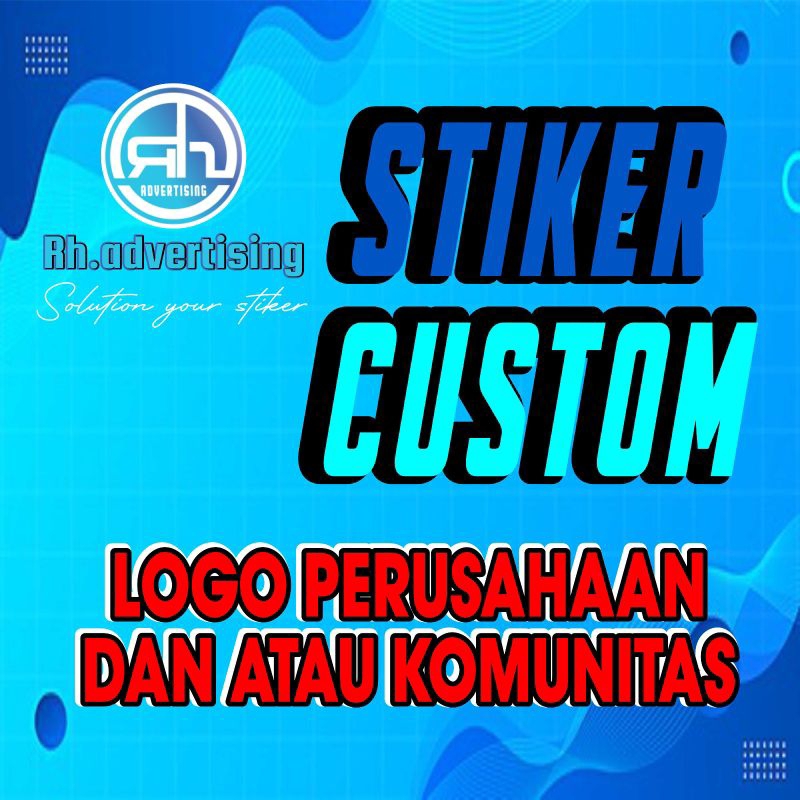 Jual TERLARIS STIKER CUSTOM SUKA SUKA LOGO PERUSAHAAN KOMUNITAS dan ...