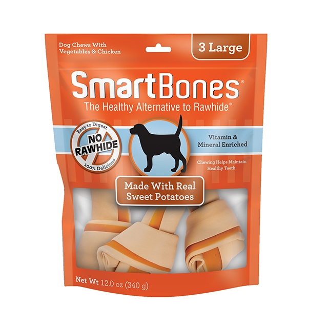 Jual Smartbones Sweet Potato Classic Bone Chews - Large 3pk | Shopee ...