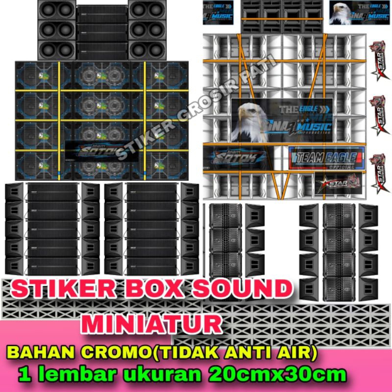 Jual STIKER MINIATUR SOUND HOREG VIRAL MIRIP ASLI | STIKER BOX SOUND ...