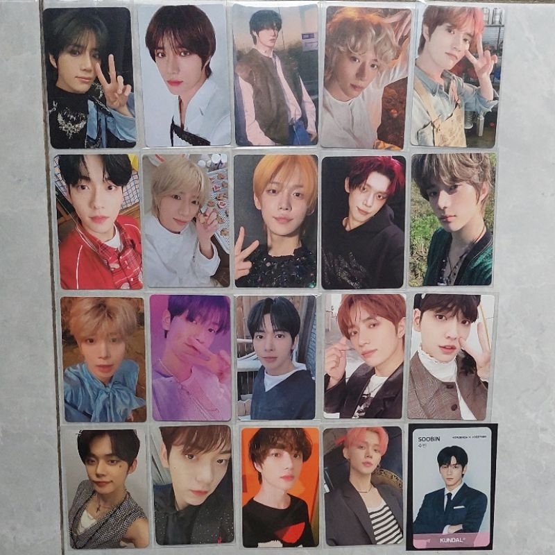 Jual [TXT OFFICIAL PHOTOCARD] PC YEONJUN SOOBIN BEOMGYU TAEHYUN HUENINGKAI | Shopee Indonesia