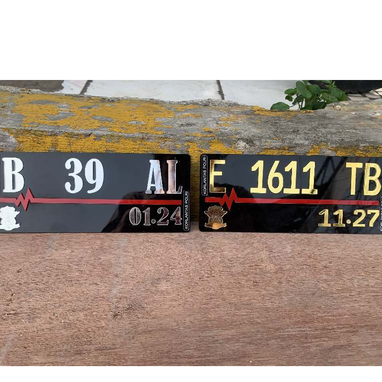 Jual Cetak Buat plat nomor Acrylic motor lipat baut tanam custom pg9 ...