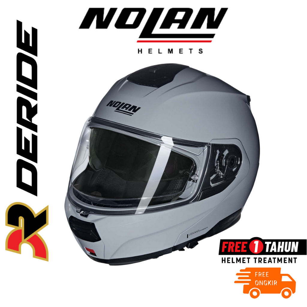 Jual Nolan N120.1 Classico 303 Grey Helm Modular Flip Back SNI ECE Original | Shopee Indonesia