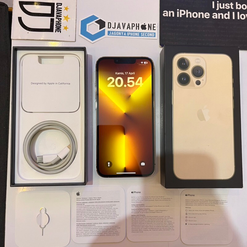Jual iPhone 13 Pro Gold 256GB Ex iBox Resmi Digimap | Shopee Indonesia