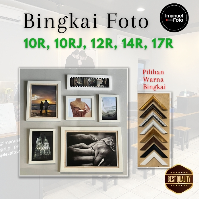 Jual Bingkai Foto Frame Photo 8R 10R 10R Jumbo 12R 14R 17R | Shopee Indonesia