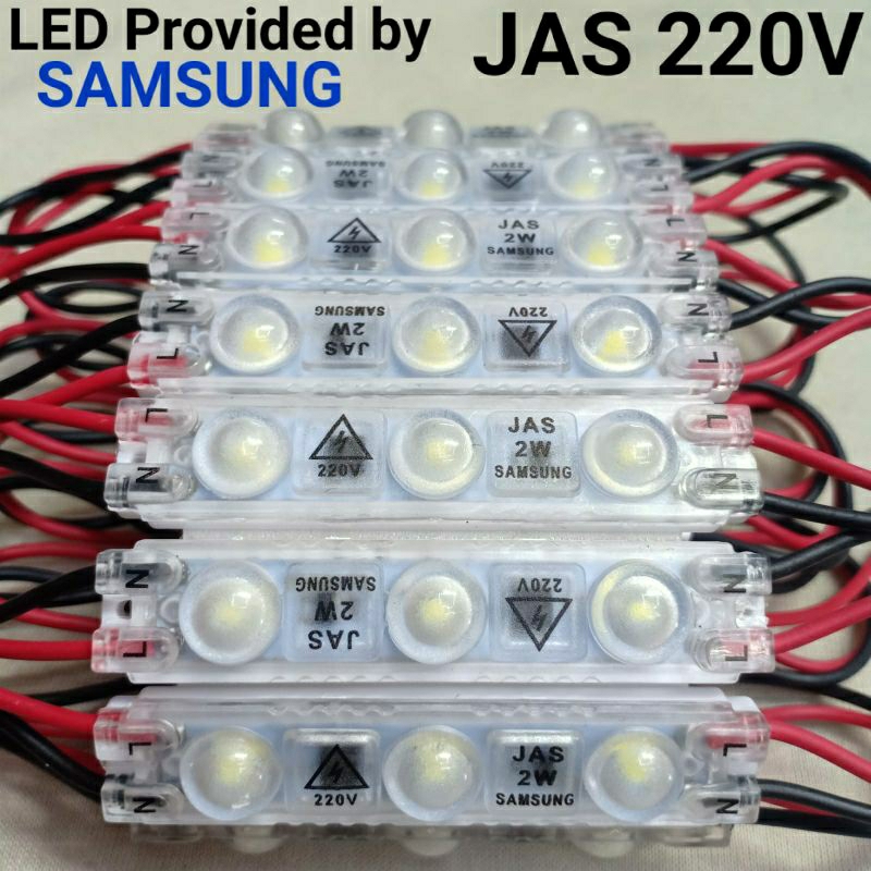 Jual LED module Samsung JAS 2W 220V langsung listrik tanpa menggunakan ...