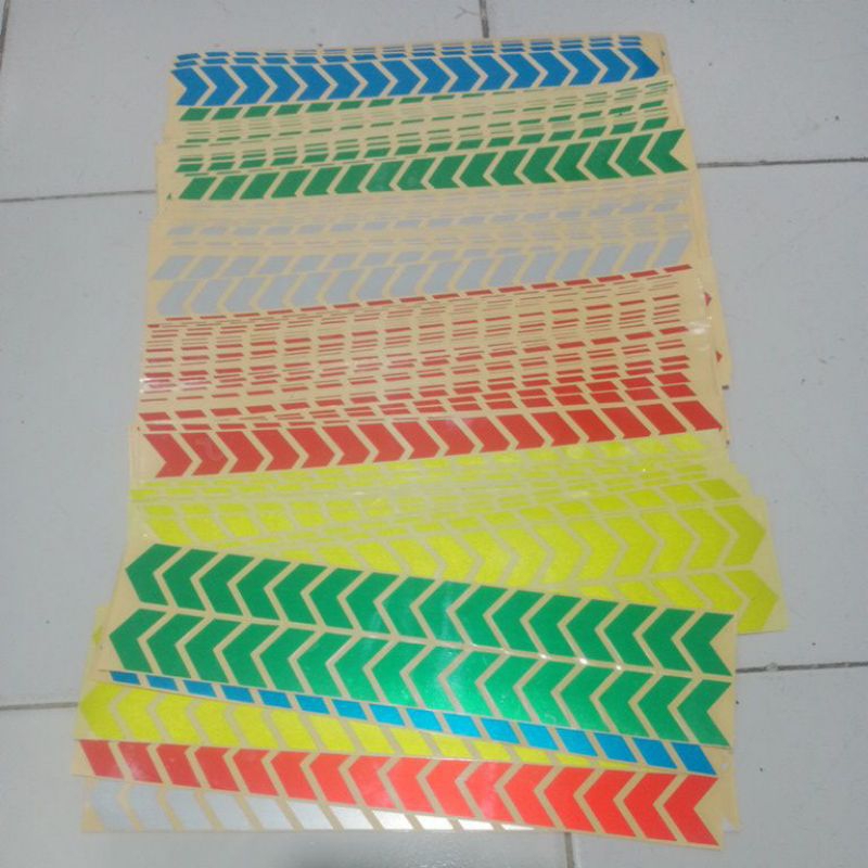 Jual Sticker Cutting,Sticker Cutting Panah Reflektif,Stiker Panah ...