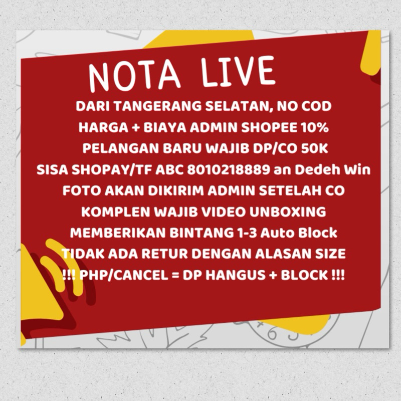 Jual NOTA LIVE 1 (+ Admin 10%) | Shopee Indonesia
