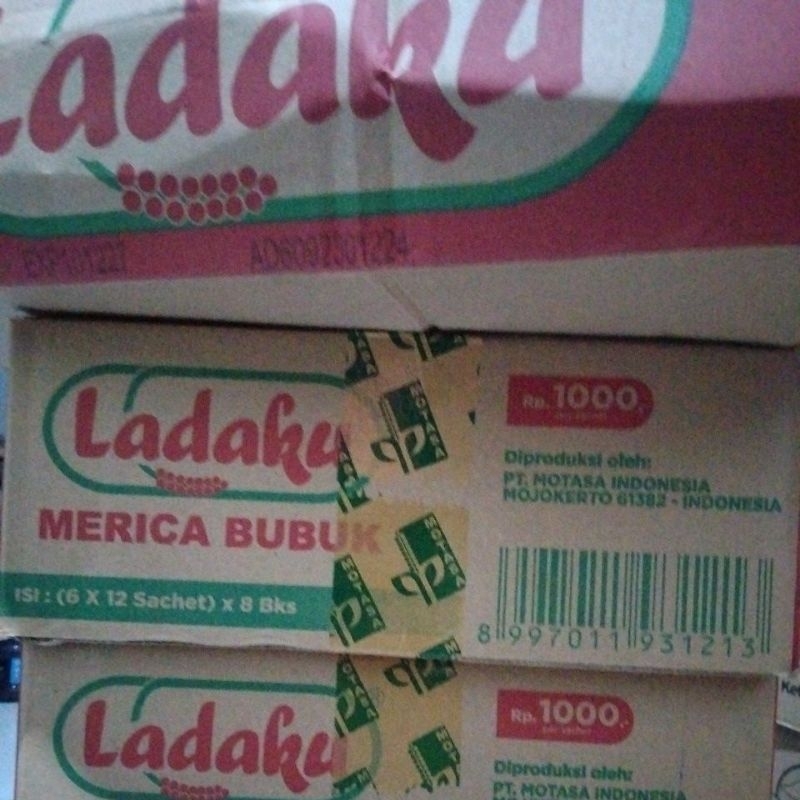 Jual ladaku merica bubuk 1 dus isi 6 x 12 sachet x 8 bks | Shopee Indonesia