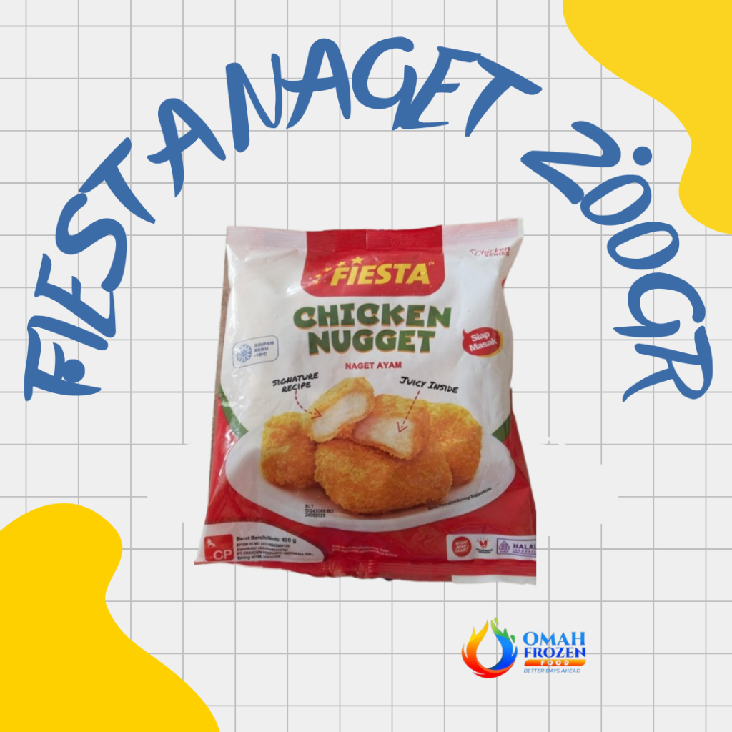 Jual Fiesta Chicken Nugget Naget Ayam 200g (NON COD DILUAR KARISIDENAN ...