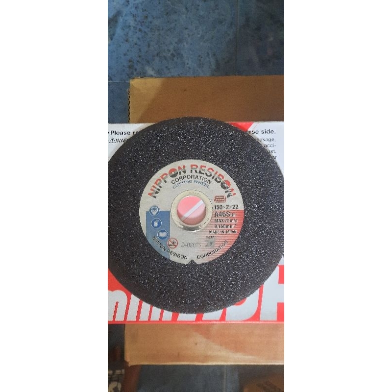 Jual Nippon Resibon Batu gerinda cutting weel 6" in original | Shopee ...