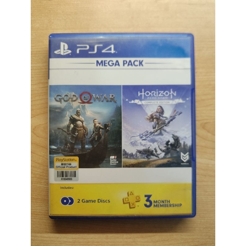 Jual kaset ps 4 playstation bd ps4 god of war 4 + horizon zero dawn gow + horizon zero dawn ...