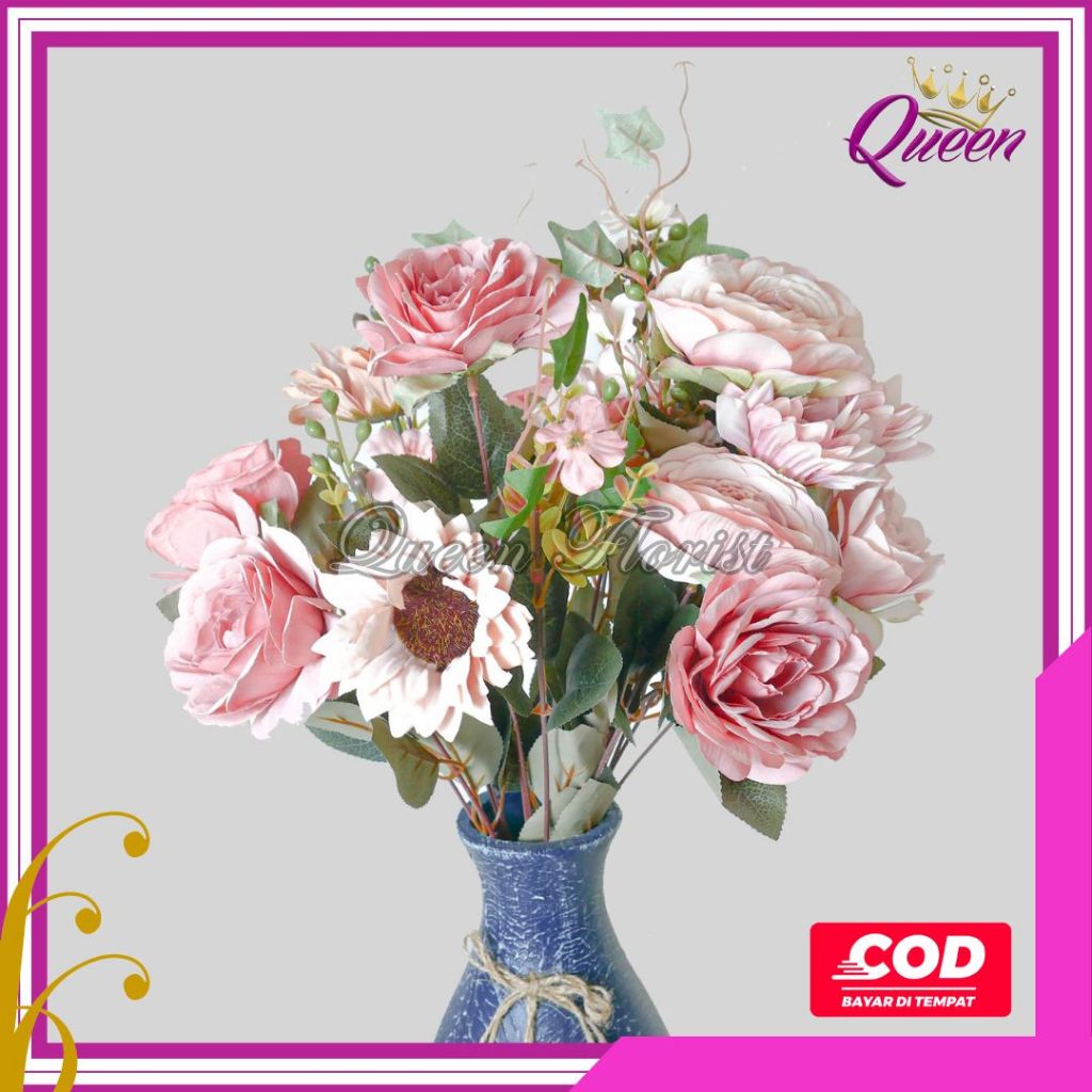 Jual MUTAN GARBERA / BUNGA MAWAR MATAHARI MIX BOUQUET / ROSE MUTAN ...