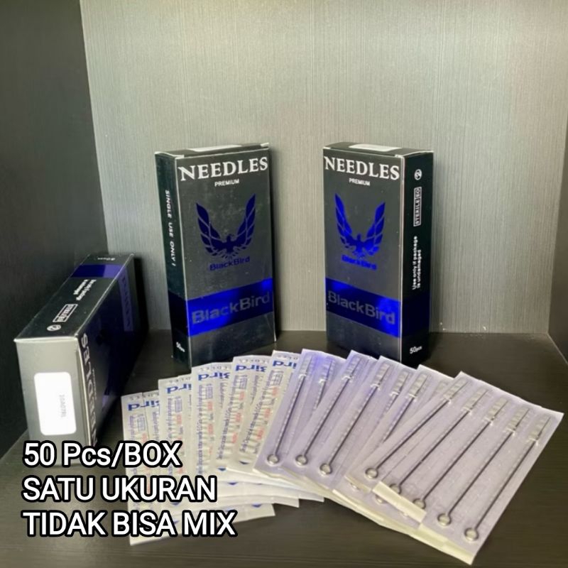 Jual Tattoo Needle 50Pcs/Box Jarum Tato | Shopee Indonesia