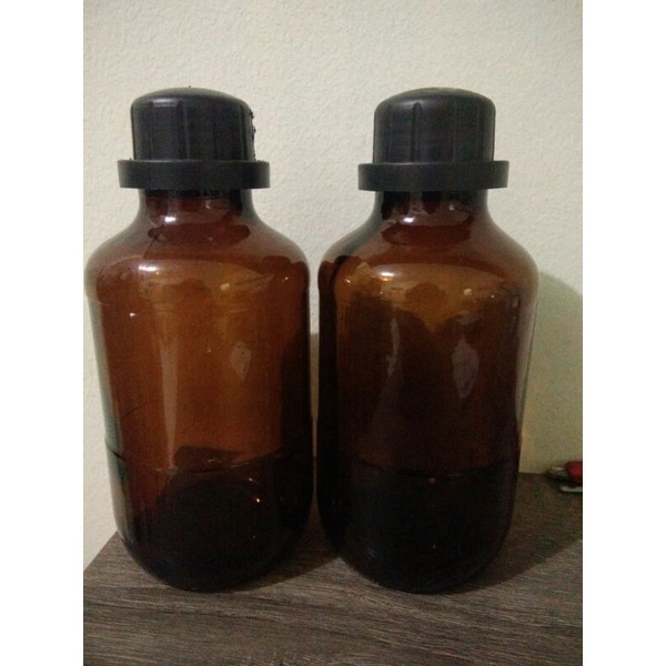 Jual BotoL Reagen Kaca 500 ml Coklat _ Reagent Bottle 500 ml | Shopee ...